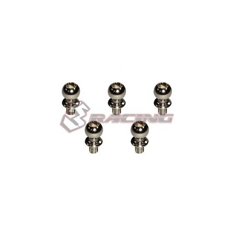 3 RACING KING PIN 5.8MM BALL STUD FOR D4 - Tienda RC