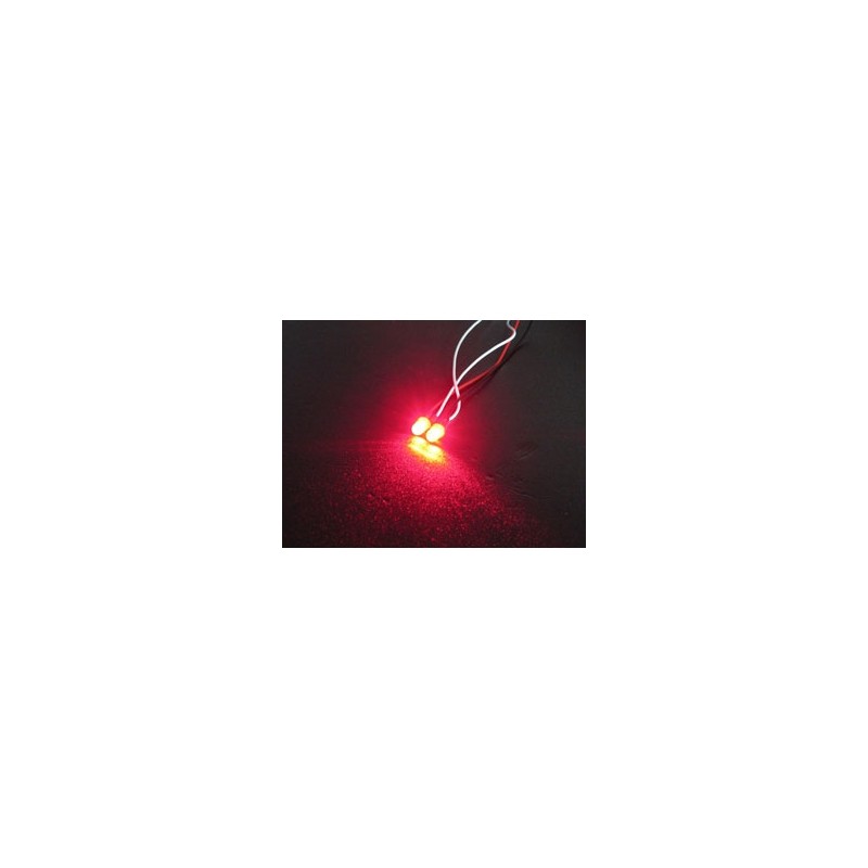 LUCES LED ROJAS PARA CENTRALITA 3RACING (2) - Tienda RC