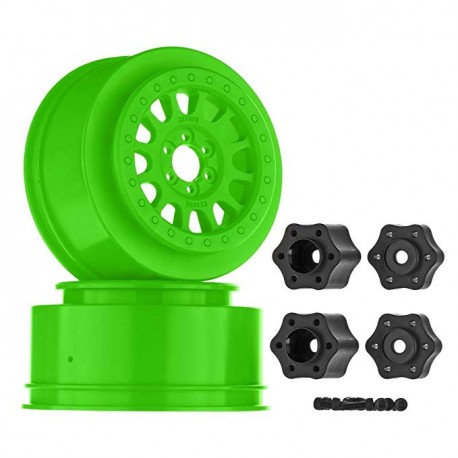 AXIAL METHOD 105 WHEELS (GREEN) (2 PCS) - Tienda RC