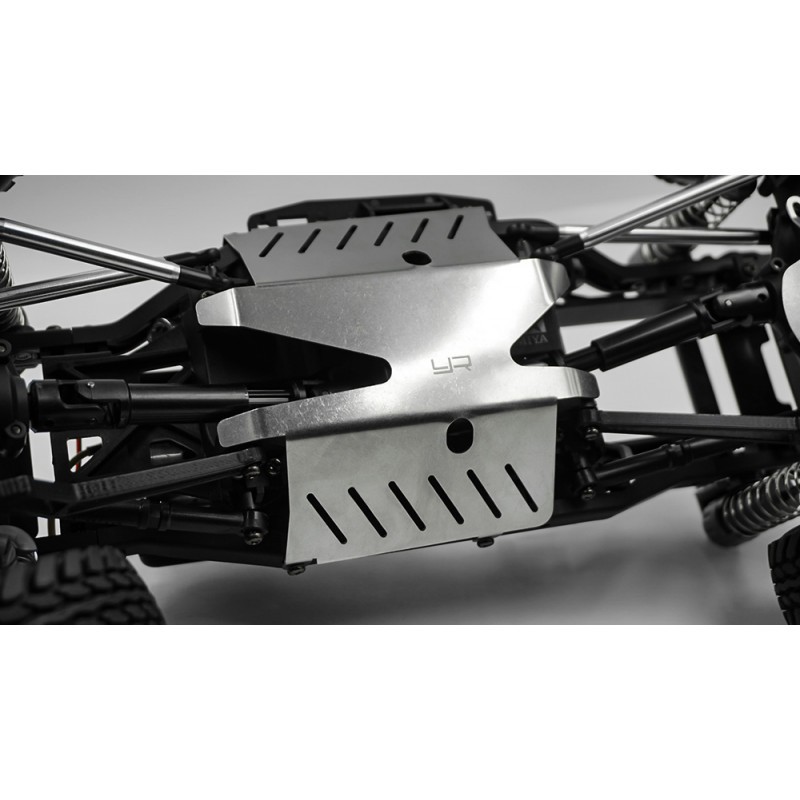 YEAH RACING STAINLESS STEEL SKID PLATE FOR TAMIYA CC02 - Tienda RC