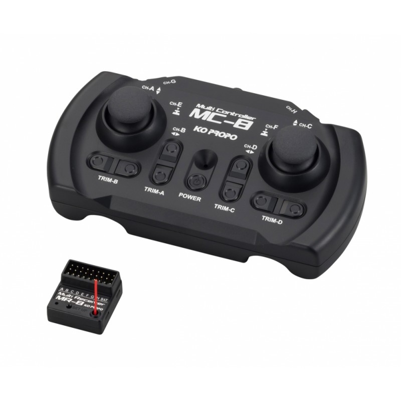 KO PROPO MC8 2,4GHZ MX-F TR SET (W/MR8) - Tienda RC