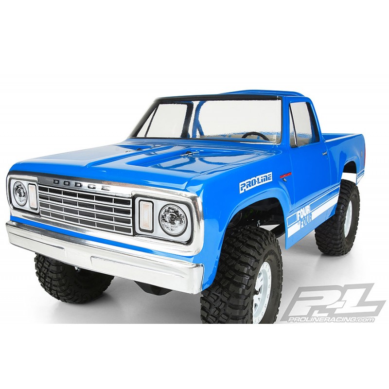 PROLINE 1977 DODGE RAMCHARGER CLEAR BODY FOR 313MMM CRAWLER - Tienda RC