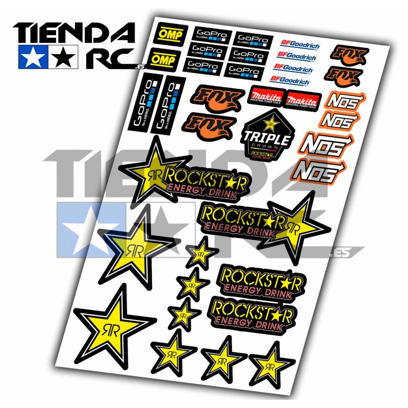 ROCKSTAR DECAL SET - Tienda RC