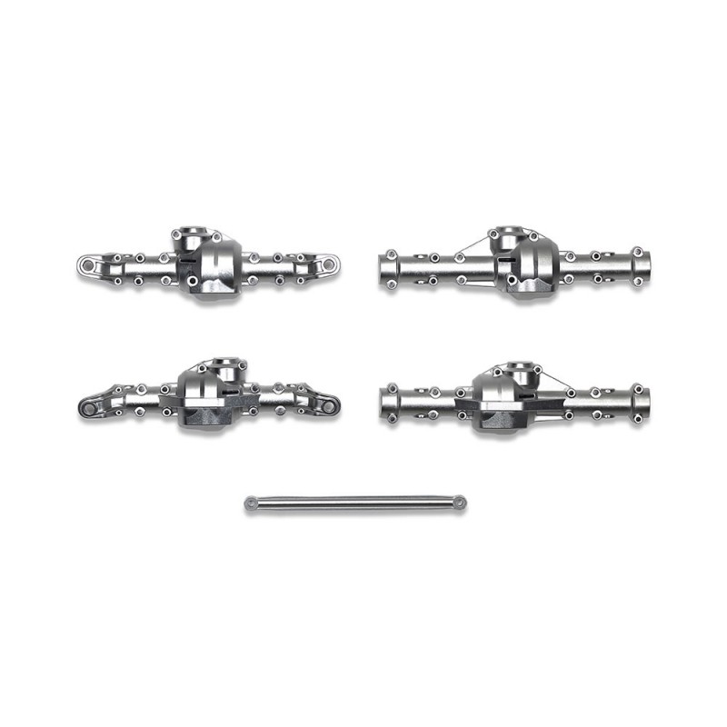 TAMIYA CC-02 B PARTS (AXLE HOUSING) MATTE PLATED - Tienda RC