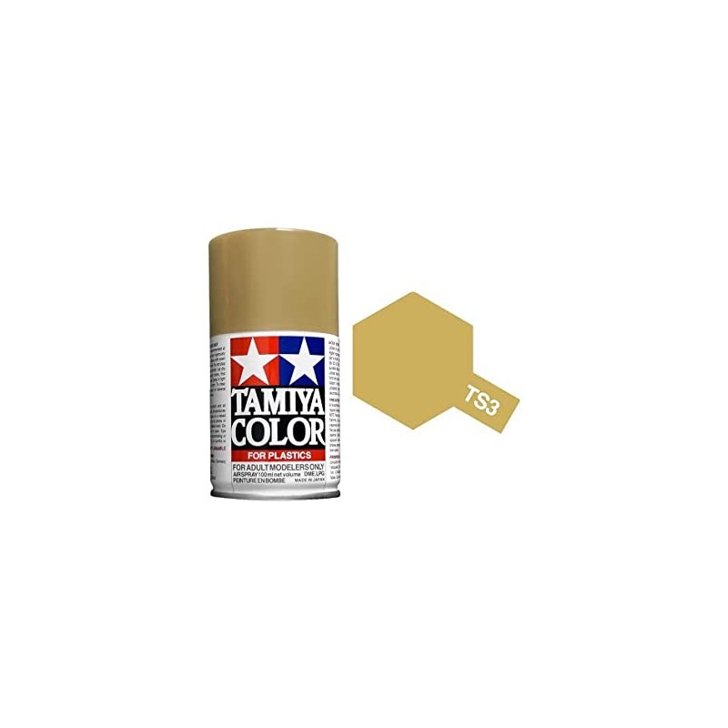 TAMIYA TS3 AMARILLO OSCURO MATE - Tienda RC