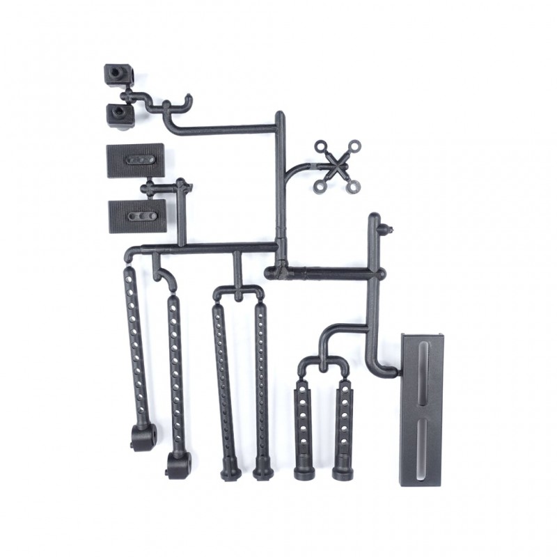 3 RACING SAKURA D5S PARTS BODY POST SET - Tienda RC