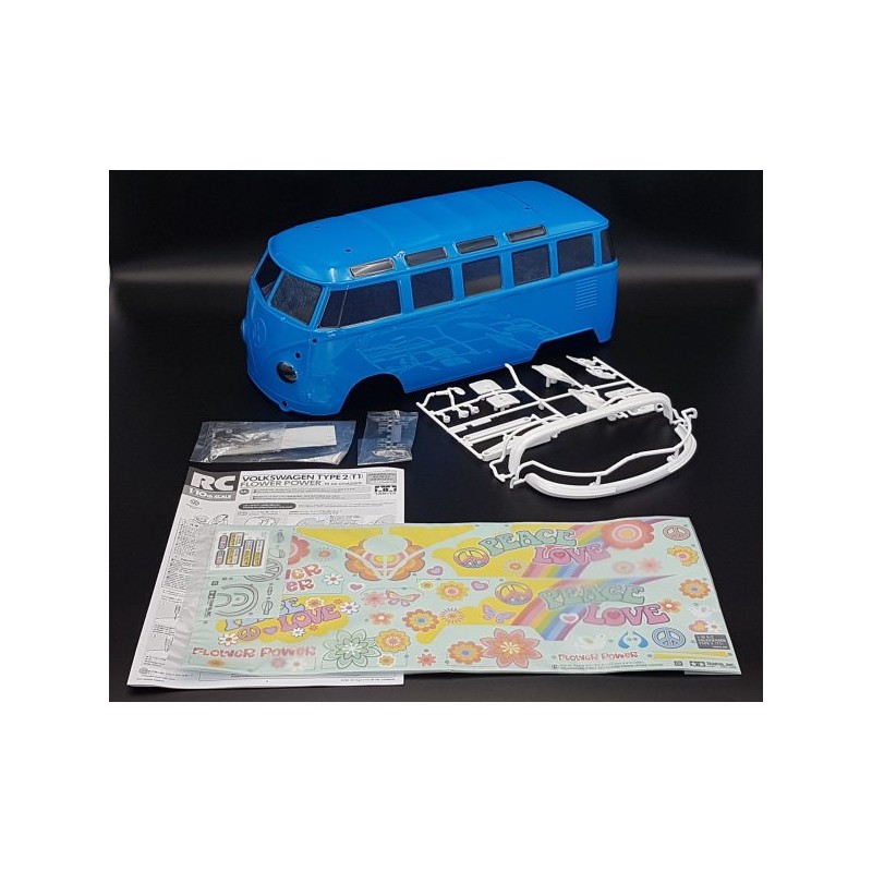 TAMIYA BODY SET VOLKSWAGEN FLOWER POWER (PAINTED) - Tienda RC