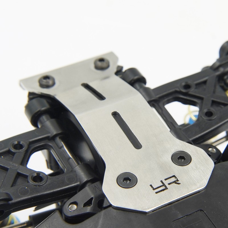 YEAH RACING STAINLESS STEEL CHASSIS PROTECTOR PLATE SET FOR TAMIYA XV ...
