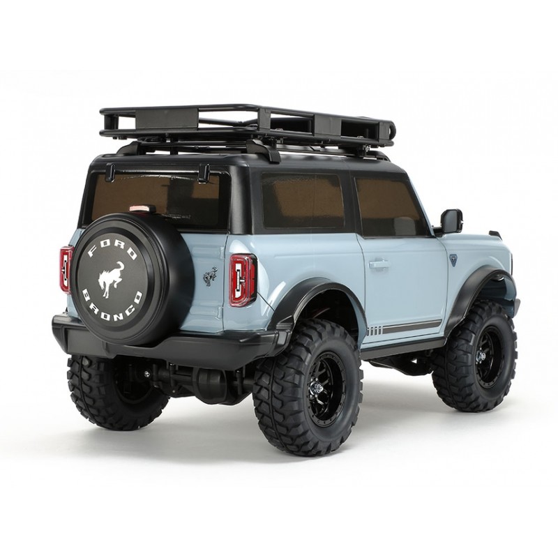 TAMIYA CC02 FORD BRONCO 2021 Blue-Gray Painted Body - Tienda RC