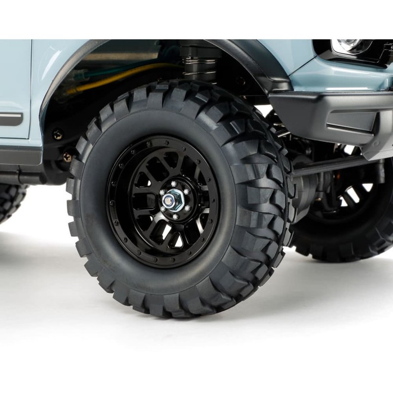 TAMIYA CC02 FORD BRONCO 2021 Blue-Gray Painted Body - Tienda RC