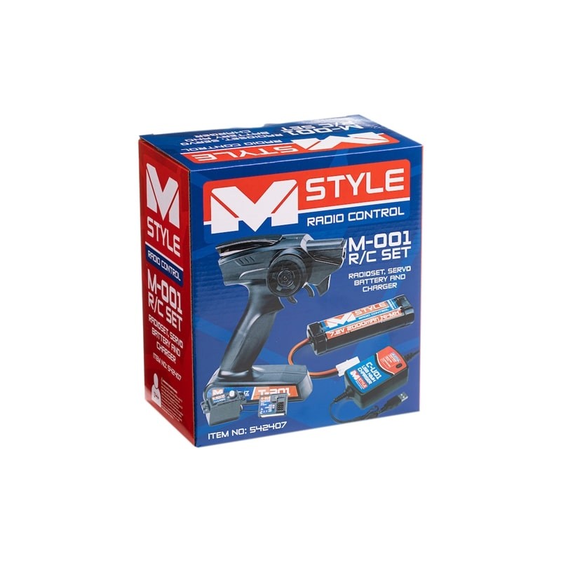 Mstyle R/C Set - Radioset, Servo, Battery and Charger - Tienda RC