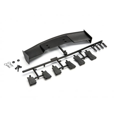 HPI GT WING SET (TYPE D /10TH SCALE / BLACK) - Tienda RC