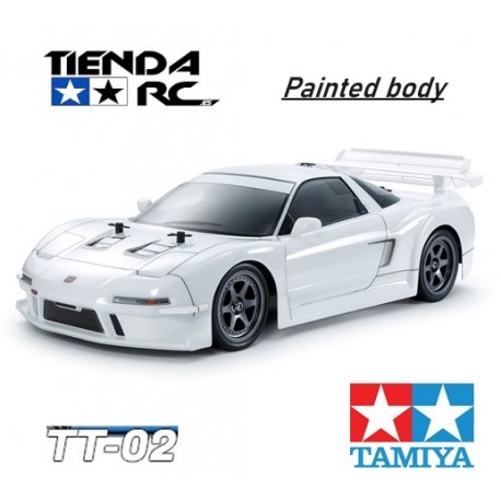 TAMIYA RC TT02 1998 HONDA NSX carroceria pintada