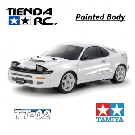 TAMIYA TT02 TOYOTA CELICA GT-FOUR ST185 (Painted Body) - Tienda RC