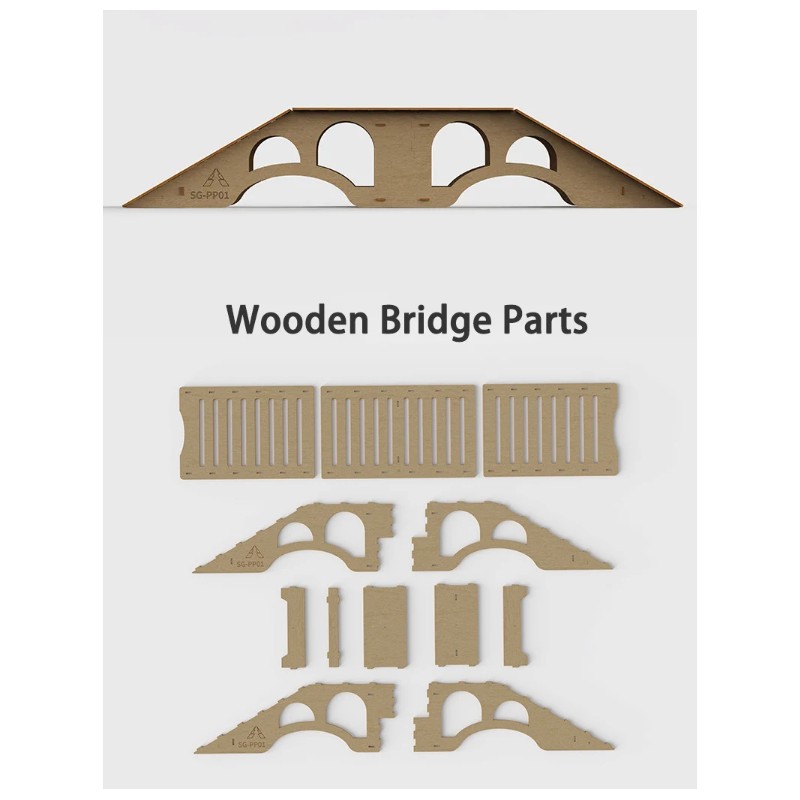 Pinecone Model climbing car props (Arch Bridge) - Tienda RC